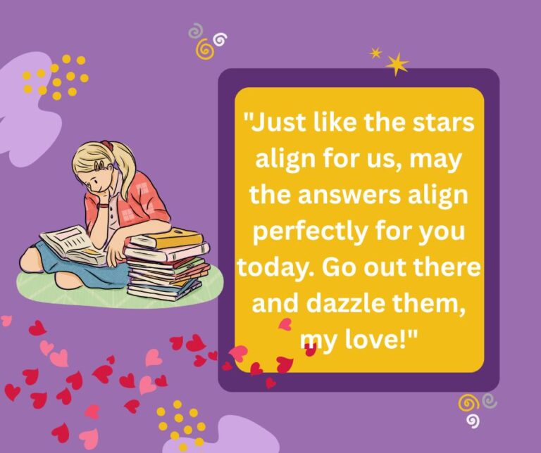 30+ Romantic Good Luck Exam Wishes for Lover